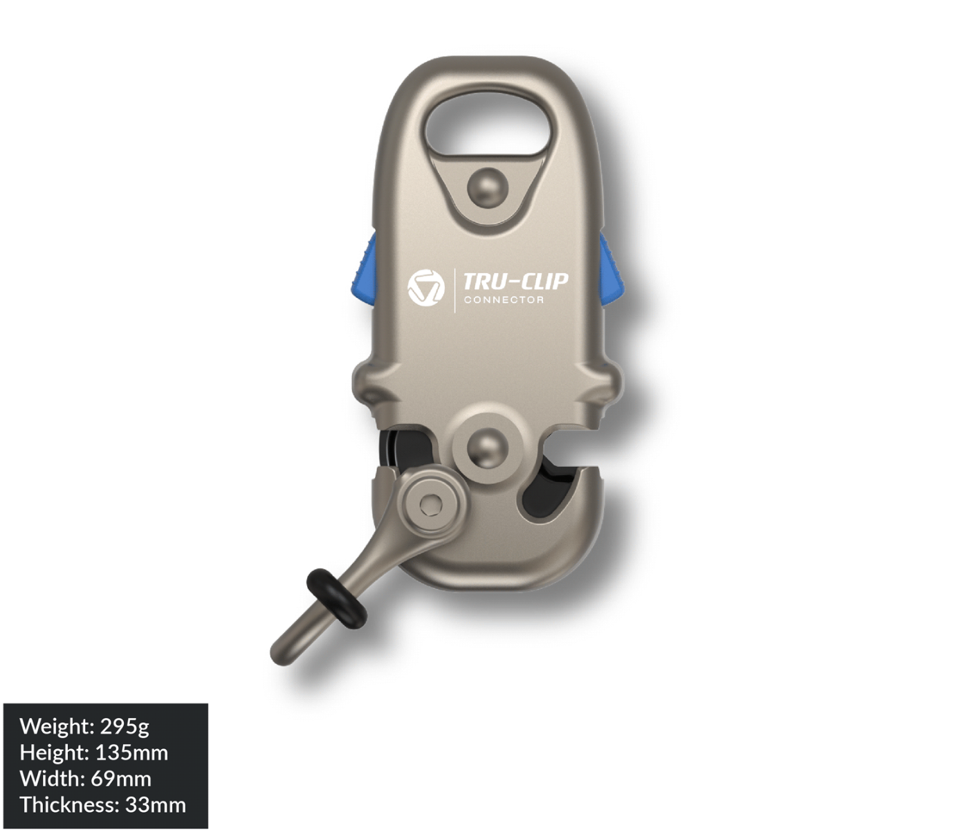 Approved Connectors for TRUBLUE iO Auto Belay Open Loop Webbing
